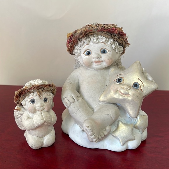 Dreamsicles | Art | Vintage Dreamsicles Angel Figurine Set Of 2 | Poshmark